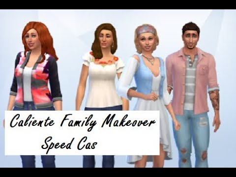 Caliente Family Makeover Speed Cas | The Sims 4 | The Chrysanthemum Sim ...