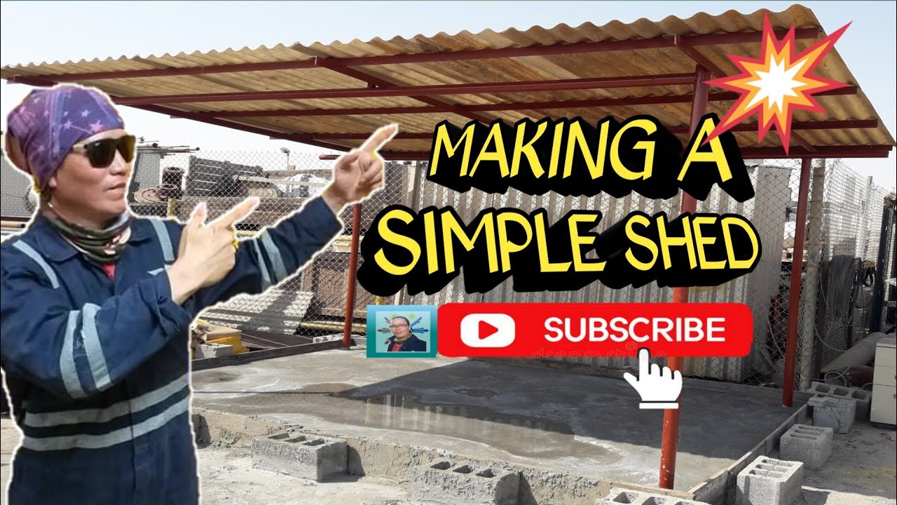 HOW TO MAKE A SIMPLE SHED - YouTube