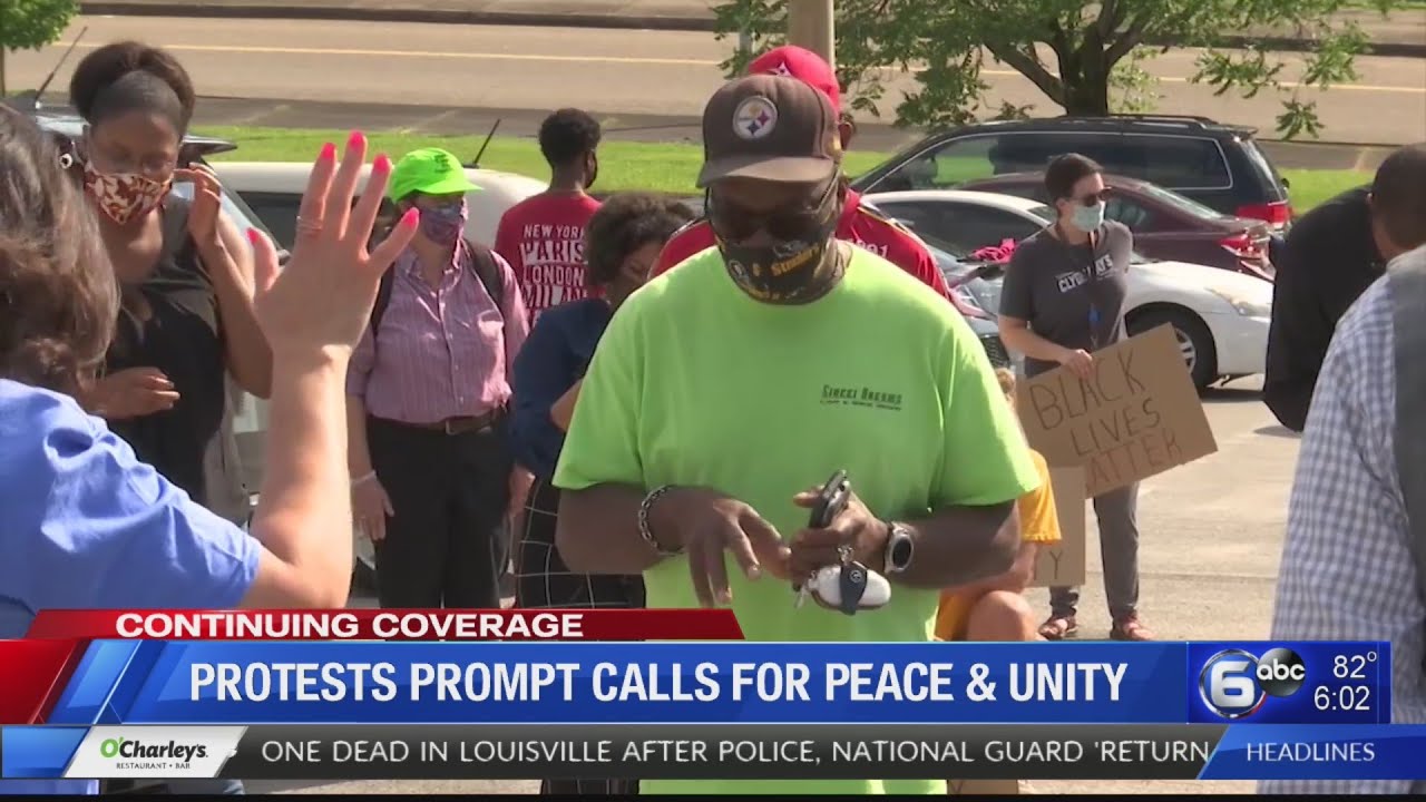 Protests prompt calls for peace and unity - YouTube
