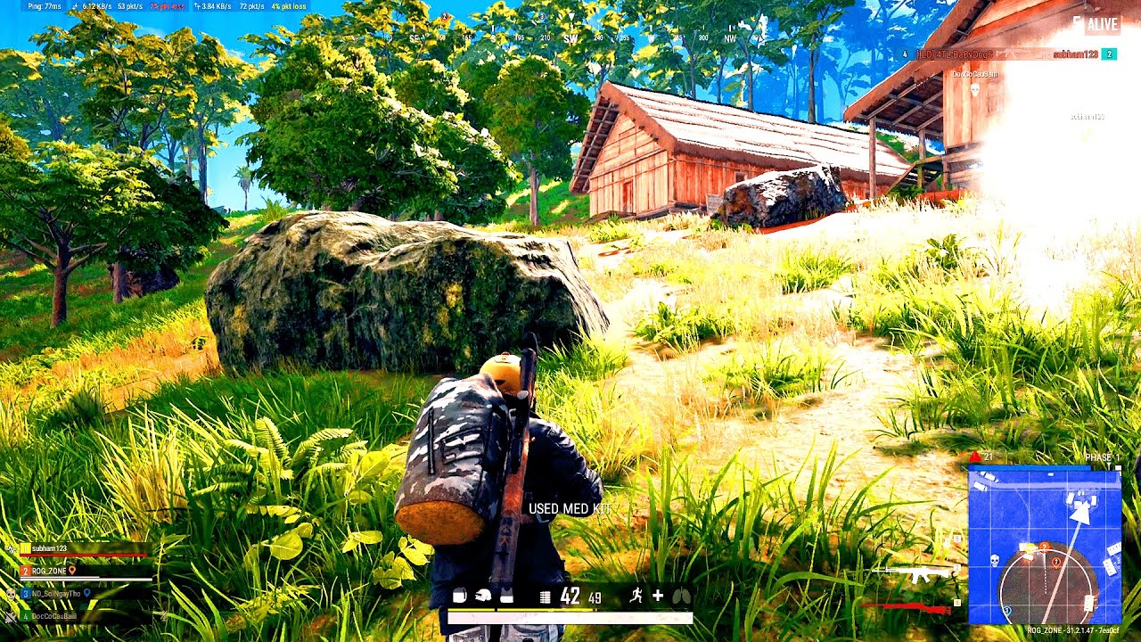 PUBG Intense 4K Action Gameplay | ROG ZONE 😲 #28 - YouTube