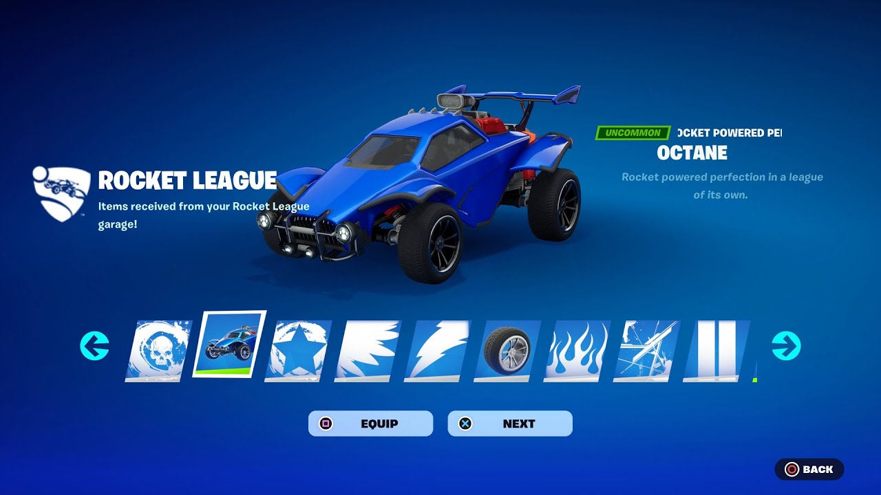 Where To Find Rocket League Octane Cars In Fortnite! (How To Get ...