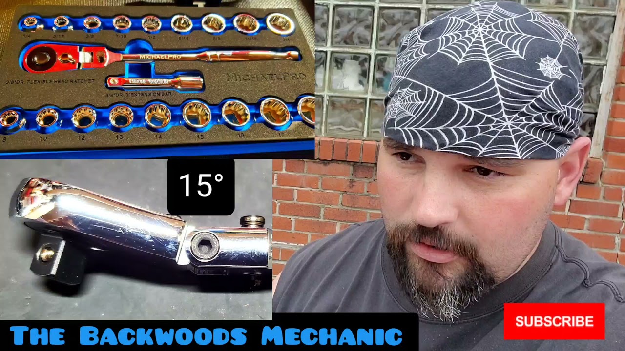 MICHAEL PRO 3/8 Drive Low Profile 20 Piece Tool Set #MP001001 (Initial ...