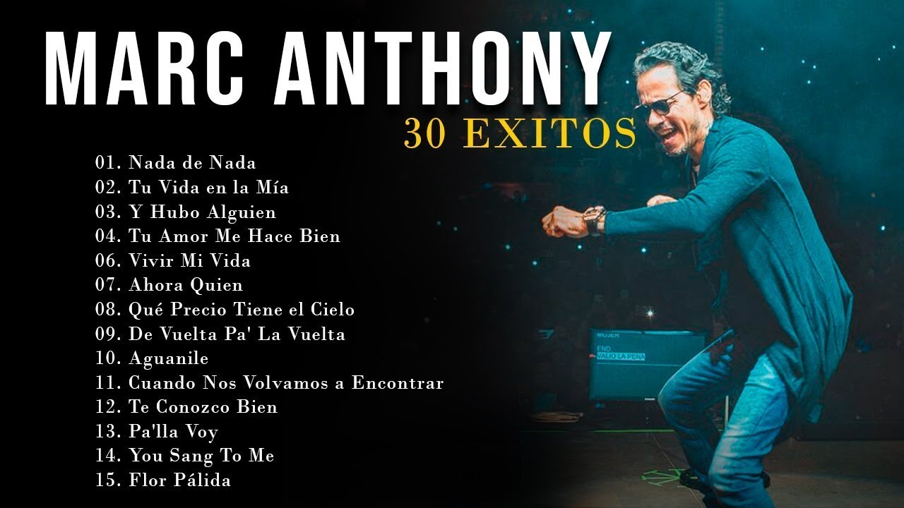Marc Anthony Mix 2023 - Lo Mejor De Marc Anthony - Salsa Romanticas Mix ...