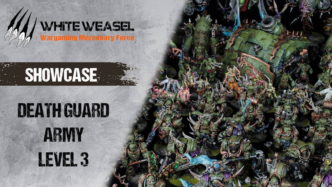 Warhammer Death Guard army level 1 – Showcase - YouTube