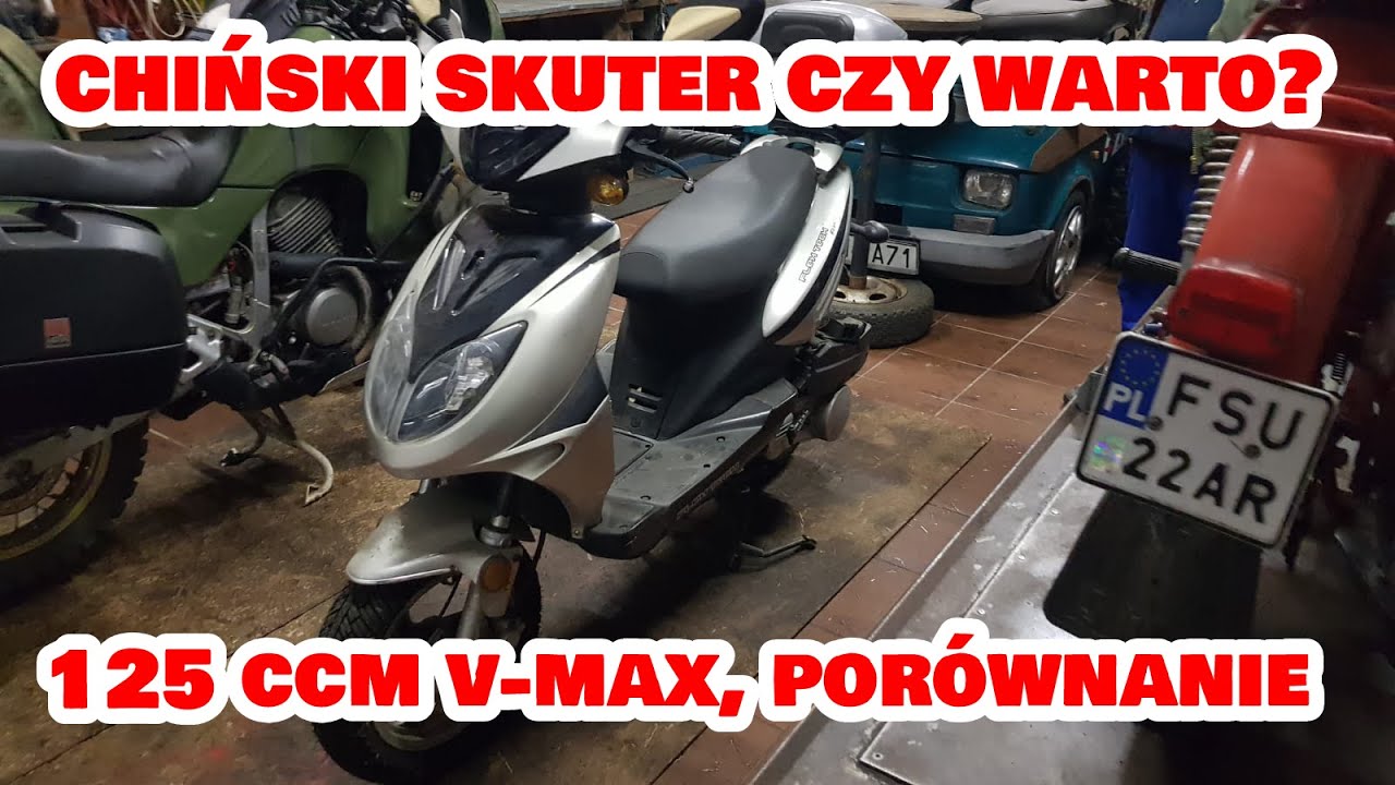 Chiński skuter czy warto, V-max, chińskie 125 vs yamaha majesty 125 ...