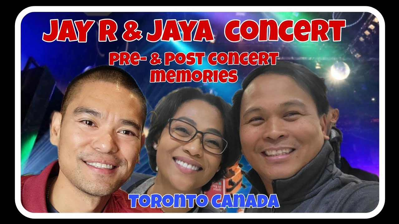 JAY R AND JAYA PRE- & POST CONCERT MEMORIES - YouTube