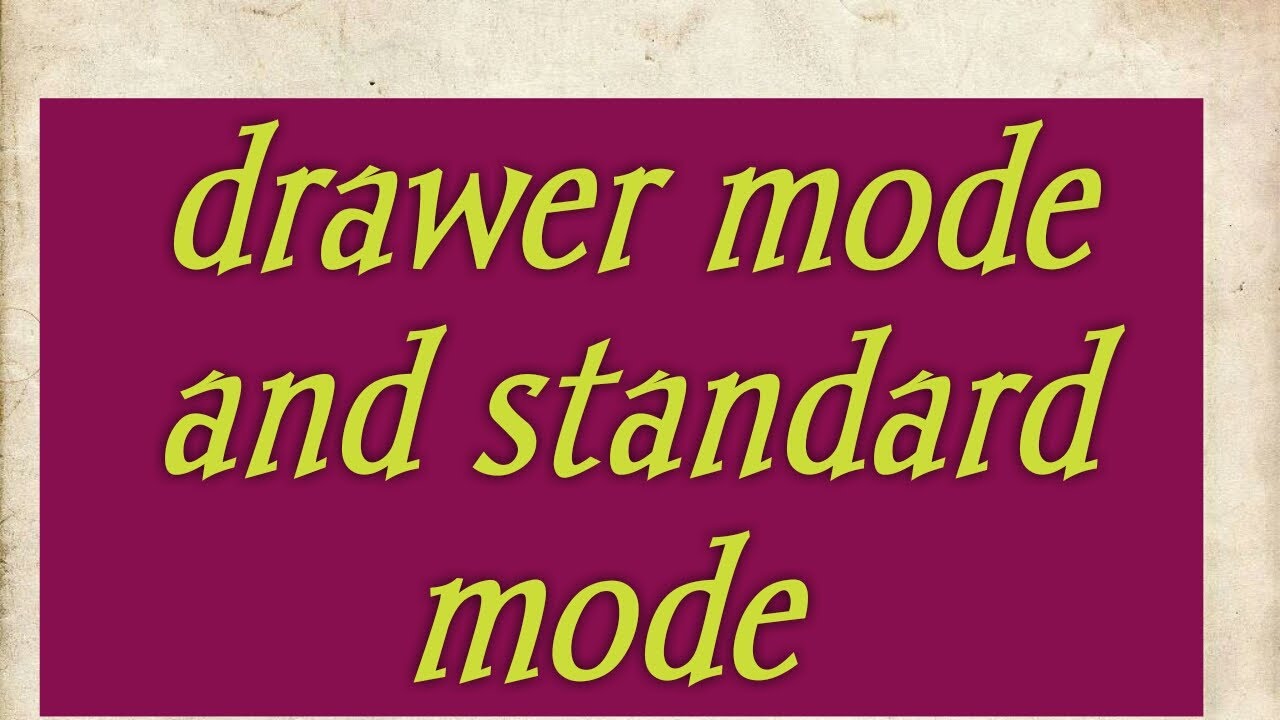 Drawer mode and standard mode from realme c2 - YouTube