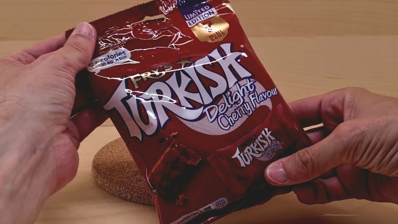 Fry's Turkish Delight Cherry Flavour - Random Reviews - YouTube