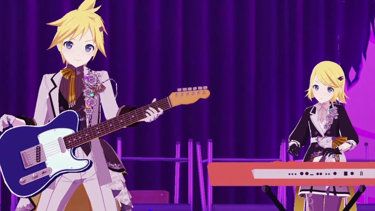 [프로세카캠4K] 버추얼 싱어 카가미네 린렌 'ロキ' (VIRTUAL SINGER kagamine rin len FaceCam ...