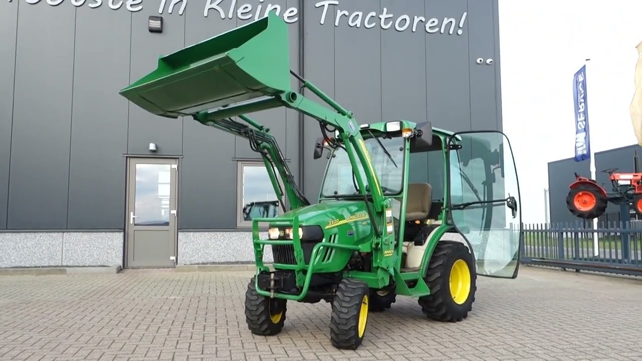 John Deere 2320 4wd HST / 2488 Draaiuren / Voorlader - YouTube