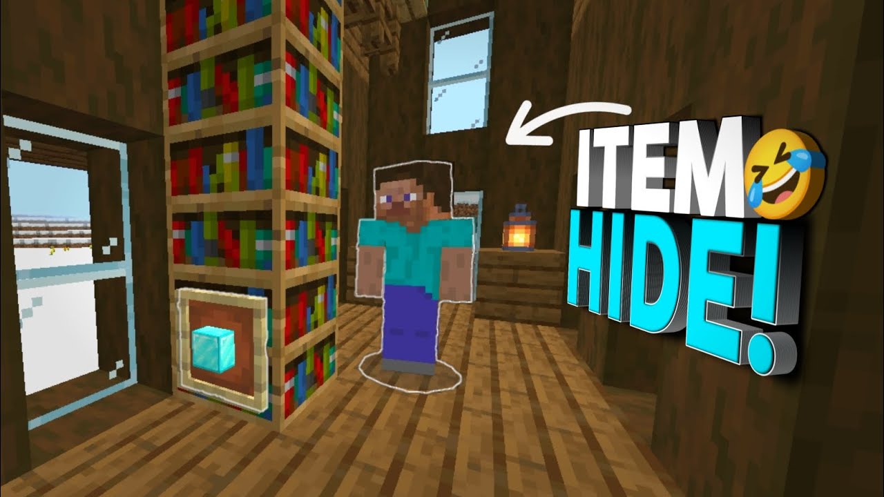 I am Playing a Item hide game with my friend in Minecraft! - YouTube