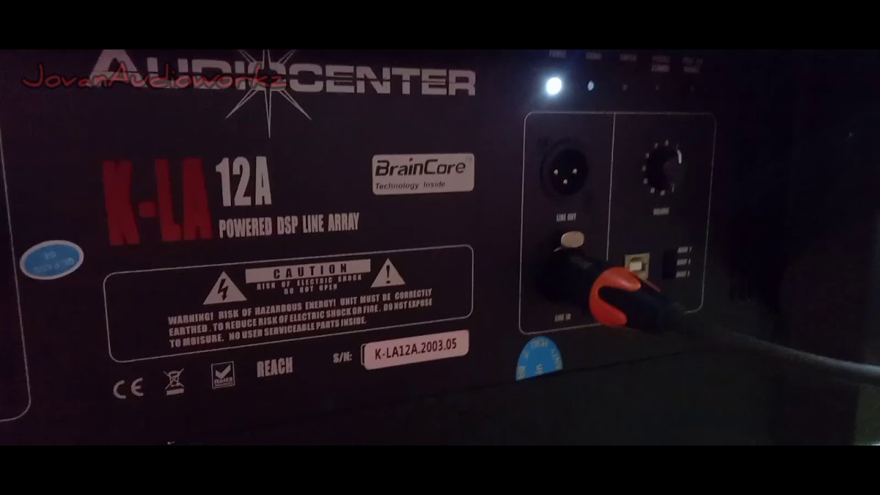 AUDIOCENTER KLA 12 A - Testing - YouTube