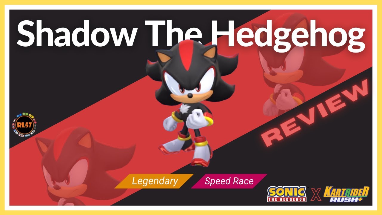 KartRider Rush+ X Sonic The Hedgehog Shadow The Hedgehog Review - YouTube