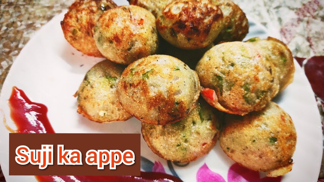Suji ka appe || easy and quick recipe 🤤 - YouTube
