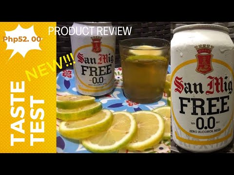SAN MIG FREE 0.0 ZERO ALCOHOL BEER ||TASTE LIKE PALE PILSEN WITH 0.0 ...