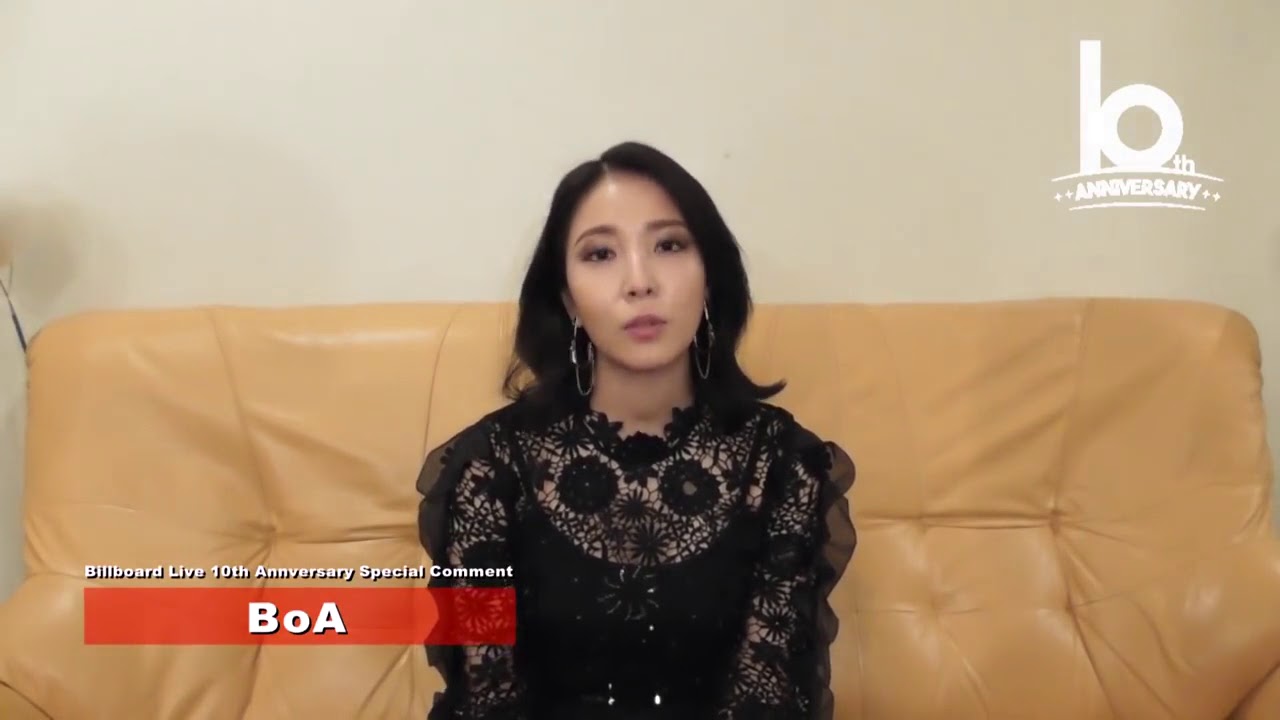 BoA Special comment for Billboard Live 10th Anniversary 20171 - YouTube