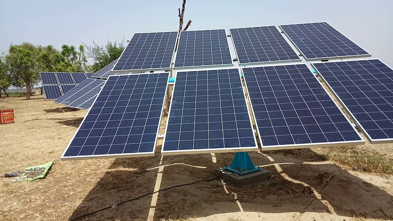 Solar tube well 30Kw part 1 - YouTube