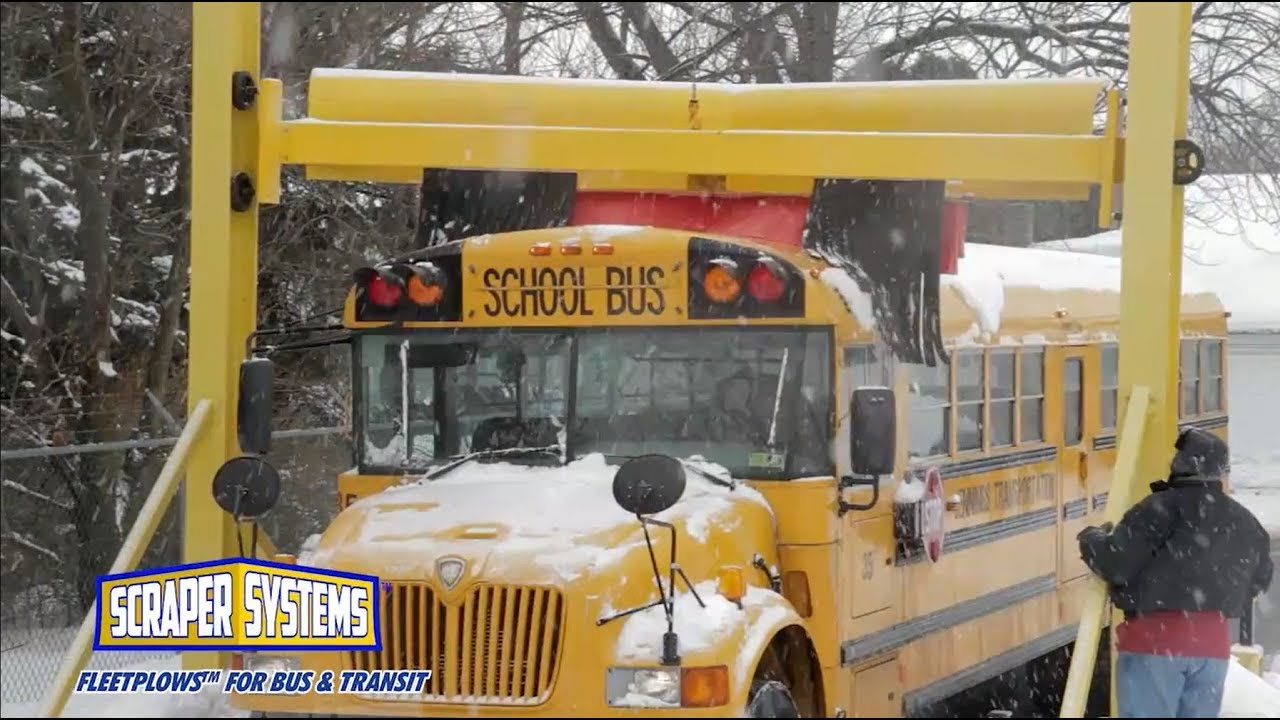 FleetPlow™ Snow Safety for Buses, Vans & Transit Fleets - YouTube