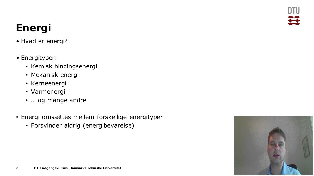 Energi og varme - YouTube