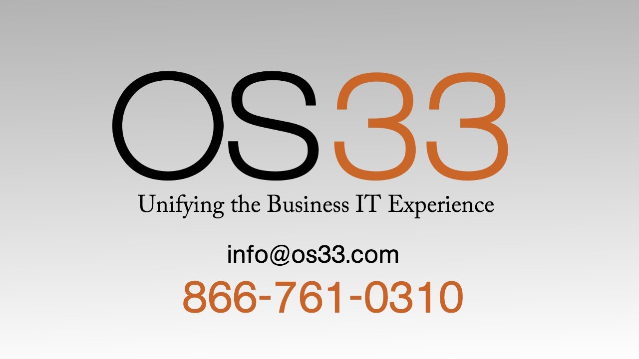 OS33 Cloud Solutions - YouTube