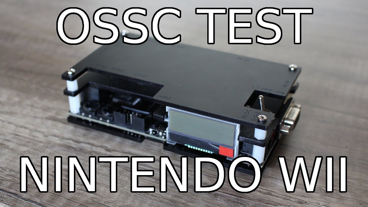 OSSC test and comparison - Nintendo Wii - YouTube