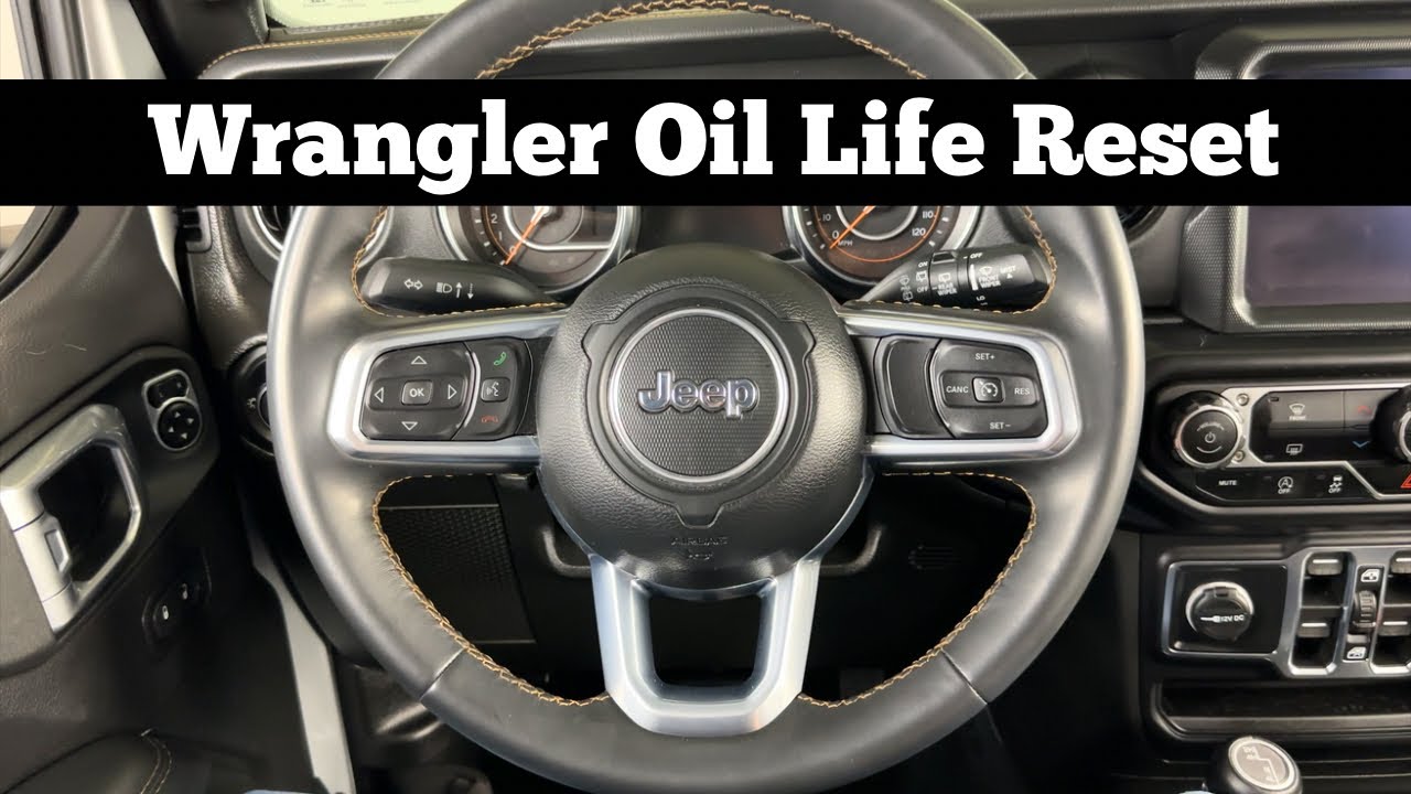 Stunning Resetting Oil Life Jeep Wrangler Gallery