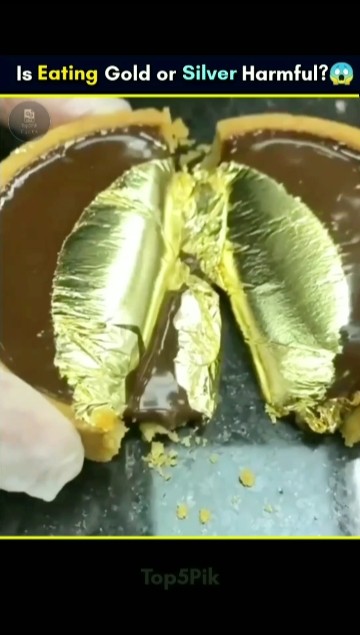 Is it Safe to Eat Gold? 😱 #facts #shorts #shortsfeed - YouTube