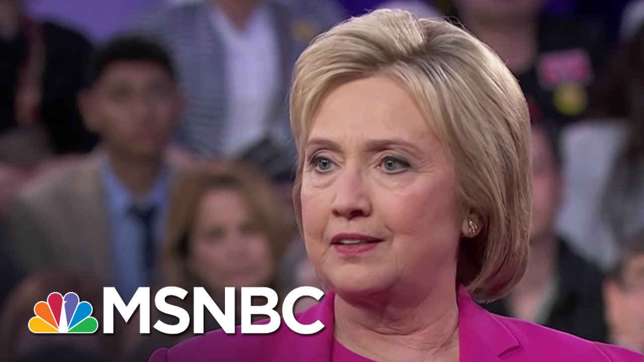 Hillary Clinton On Overcoming 'Trust Deficit' | MSNBC - YouTube