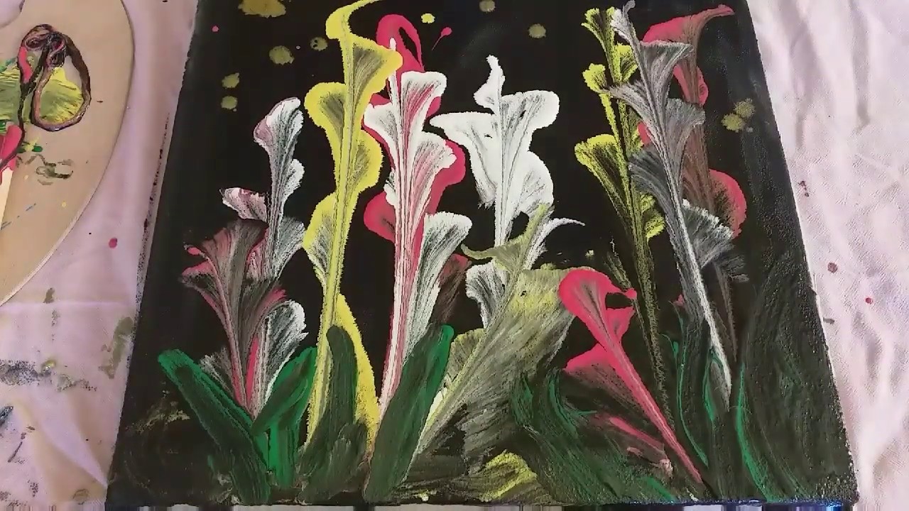 Thread Painting for Kids - YouTube