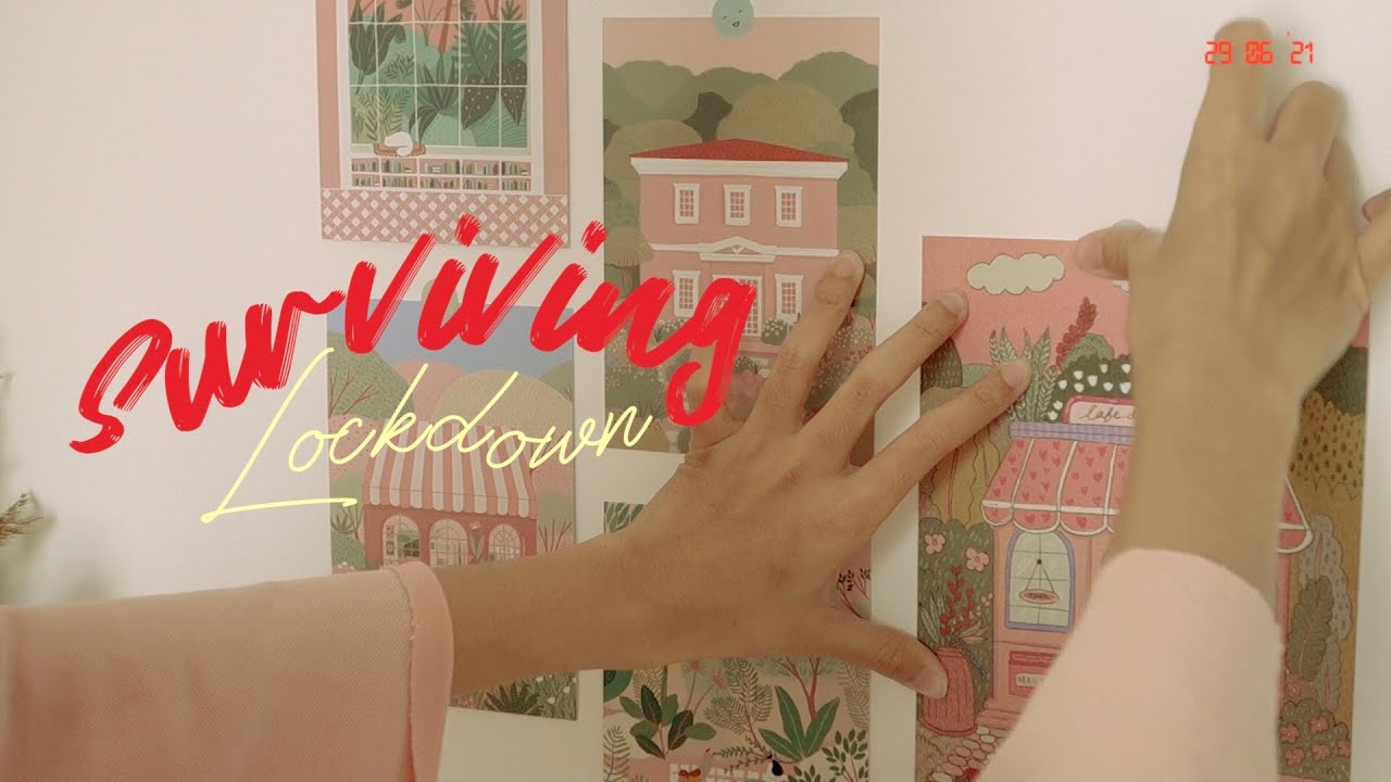 vlog June '21 • Surviving lockdown w online shopping 🛒 decorating my house 🏠 (by Aineun) - YouTube