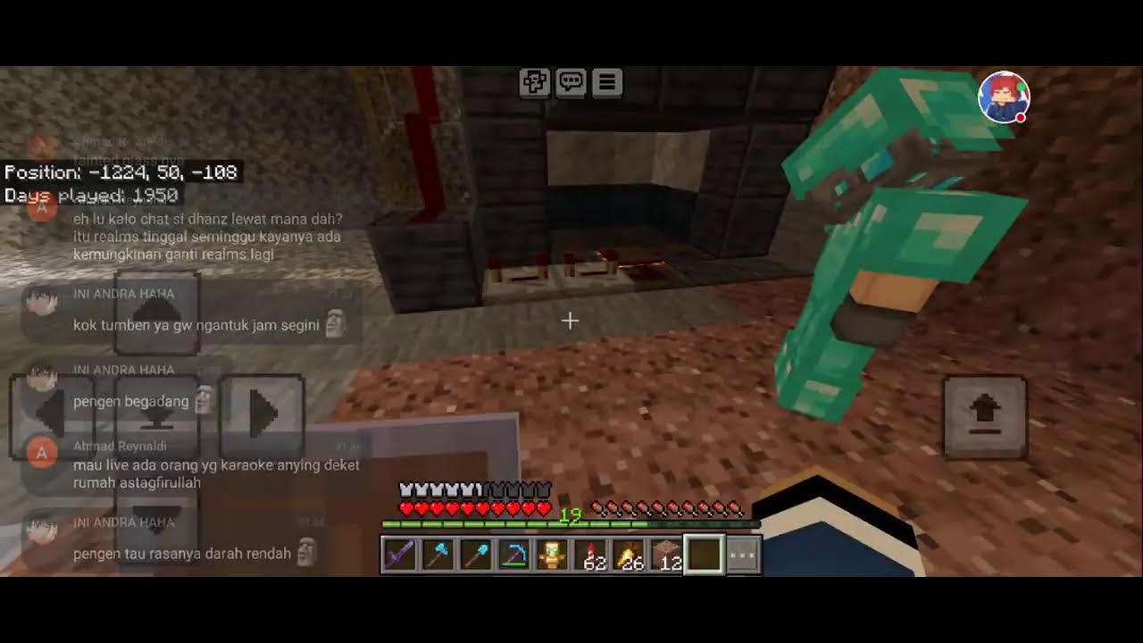 🔴LIVE! Nether Tree Farm | Survival Bertiga | Minecraft Bedrock 1.21 ...