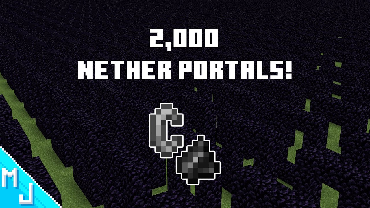 Lighting 2,000 Nether Portals in One Sitting! - YouTube