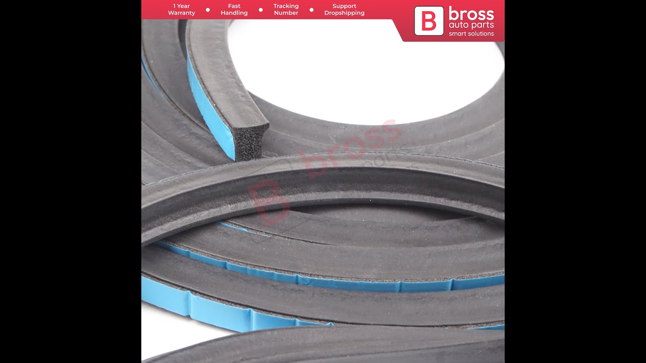 BSR658 Sliding Sunroof Frame Rubber Seal 490 cm For Mercedes W168 W169 ...