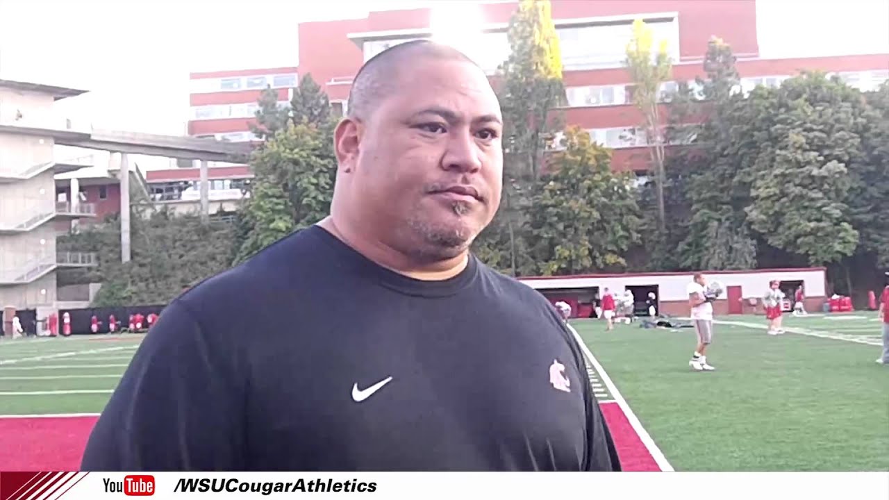 WSU Football: Joe Salave'a after practice. Oct. 3 - YouTube
