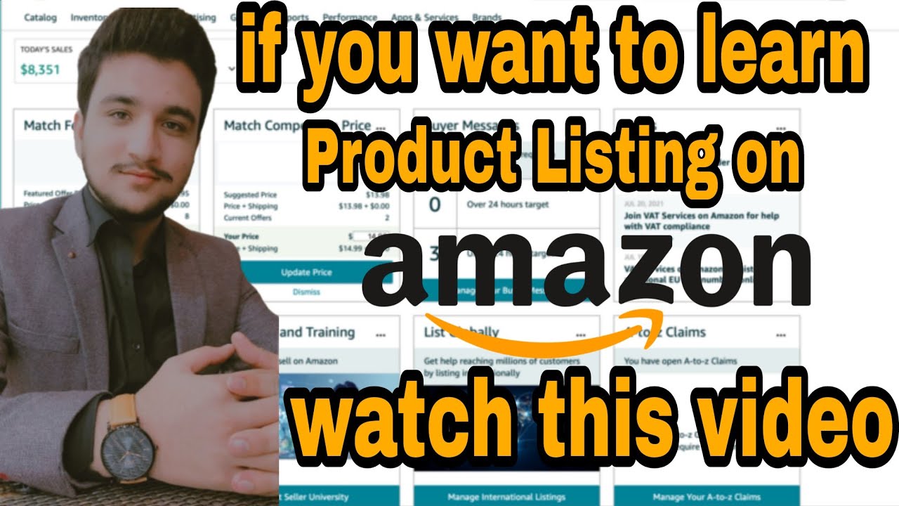 how to do amazon product listing | how to create listing on amazon ...
