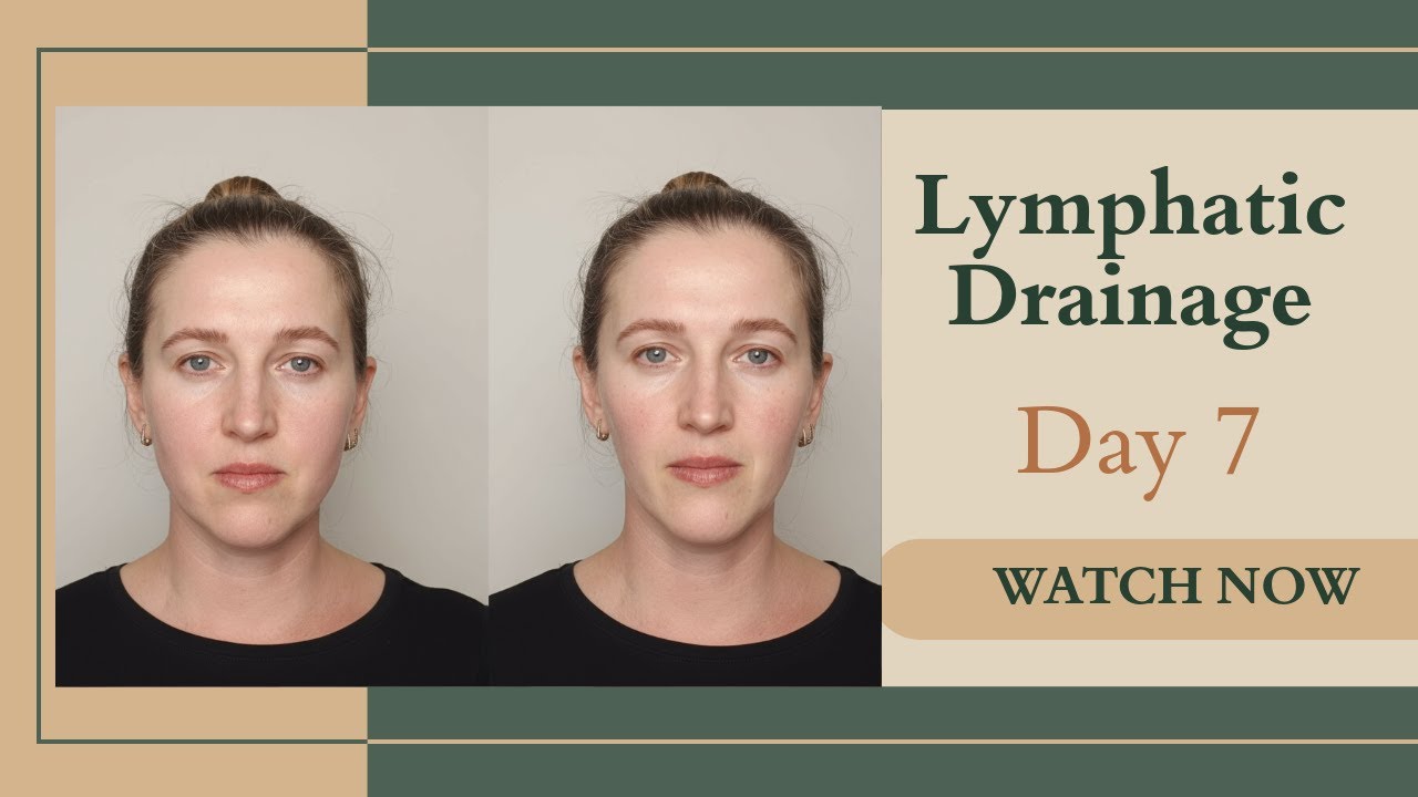 Morning Lymphatic Drainage for a Sculpted, Fresh Face | Day 7 - YouTube