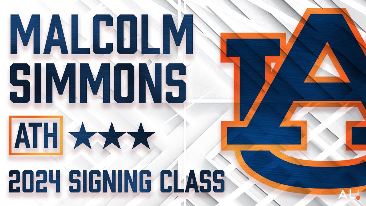 Auburn ATH signee Malcolm Simmons highlights from Benjamin Russell High ...