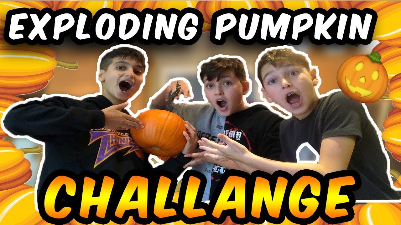 *EXPLODING* Pumpkin Challenge | Crazy EXPLOSION - YouTube