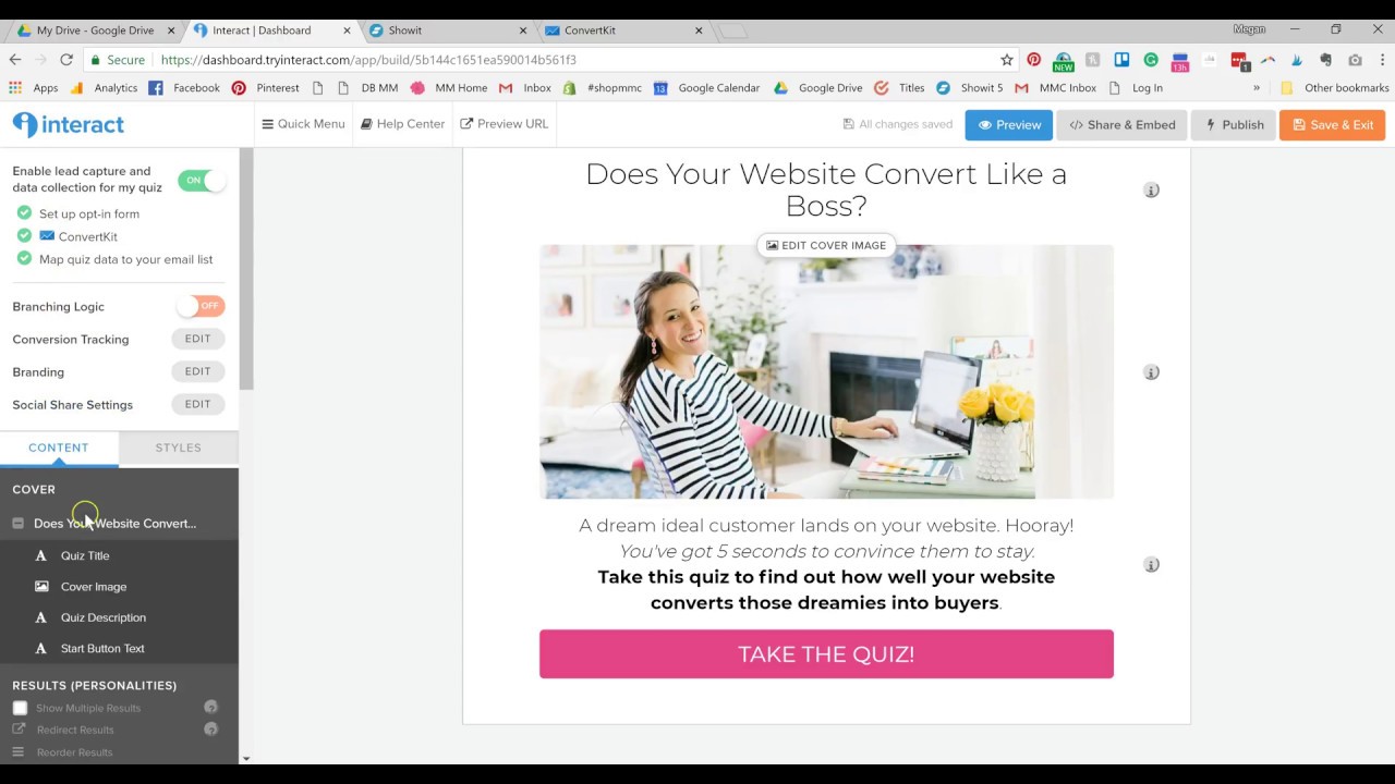 How to Create a Quiz with Interact - YouTube