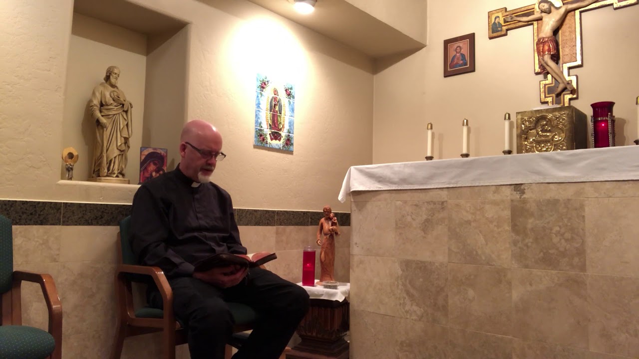 Night Prayer from Sunday with Fr Lankeit in the rectory chapel - YouTube