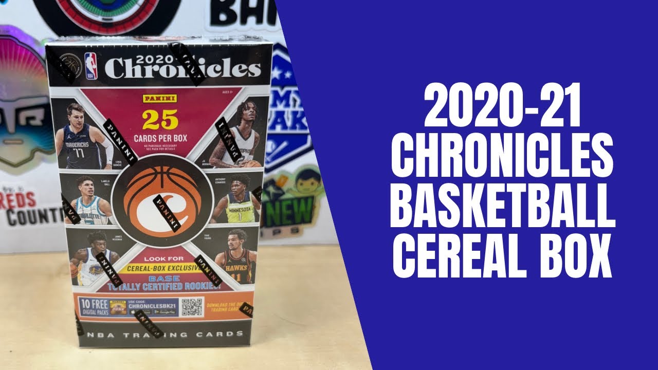 2020-21 Chronicles Basketball Cereal Box! LaMelo Ball Rookies! - YouTube