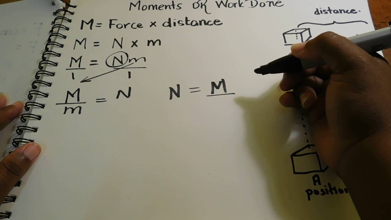 10 Transposition of Moment = Force x Distance - YouTube