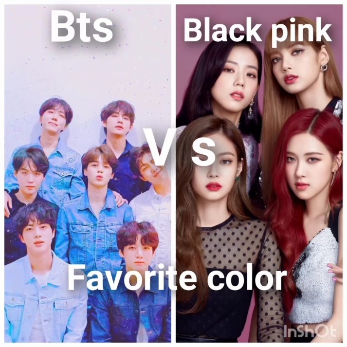 bts vs black pink favorite color(no hate)#youtubeshorts#shorts#viral# ...