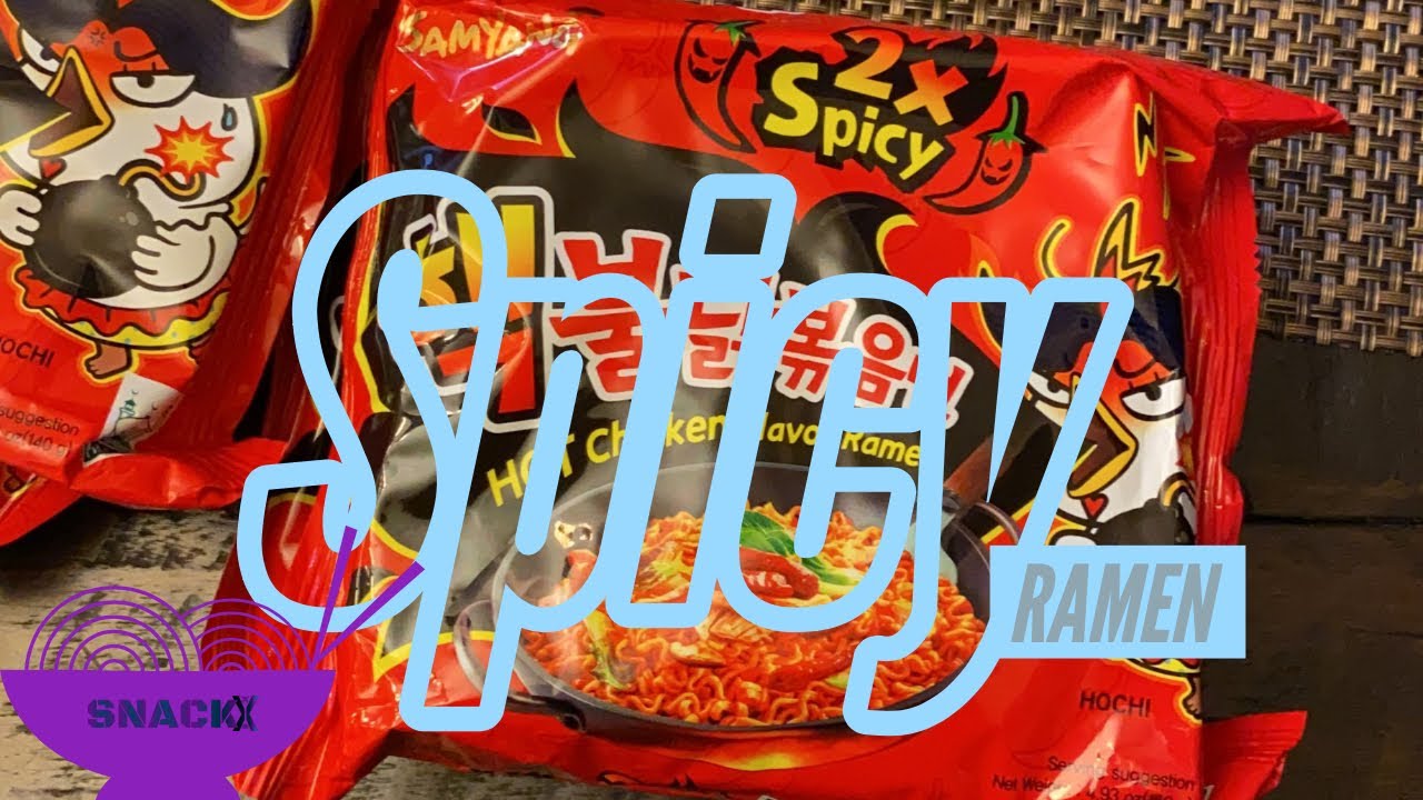 SnackX Tries the World's Spiciest Ramen Noodle!! - YouTube