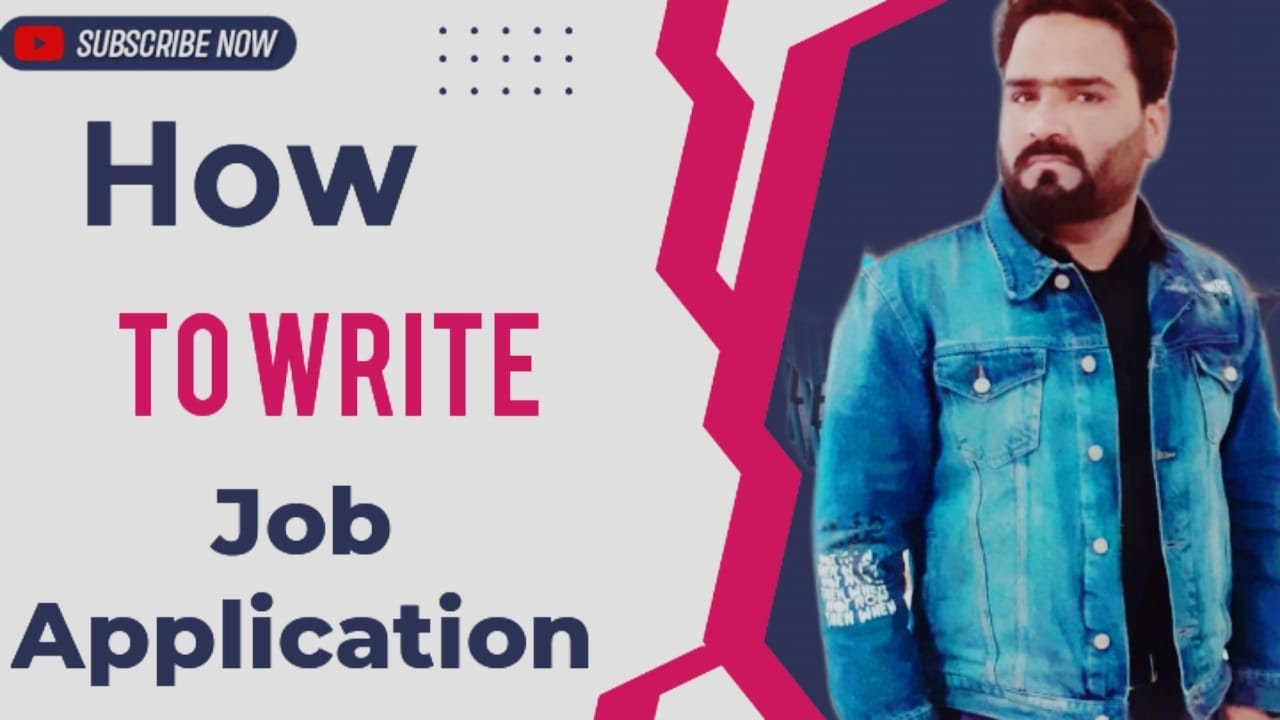 How to Write Job Application?| Format| 1st year English |#nbf #fbise ...