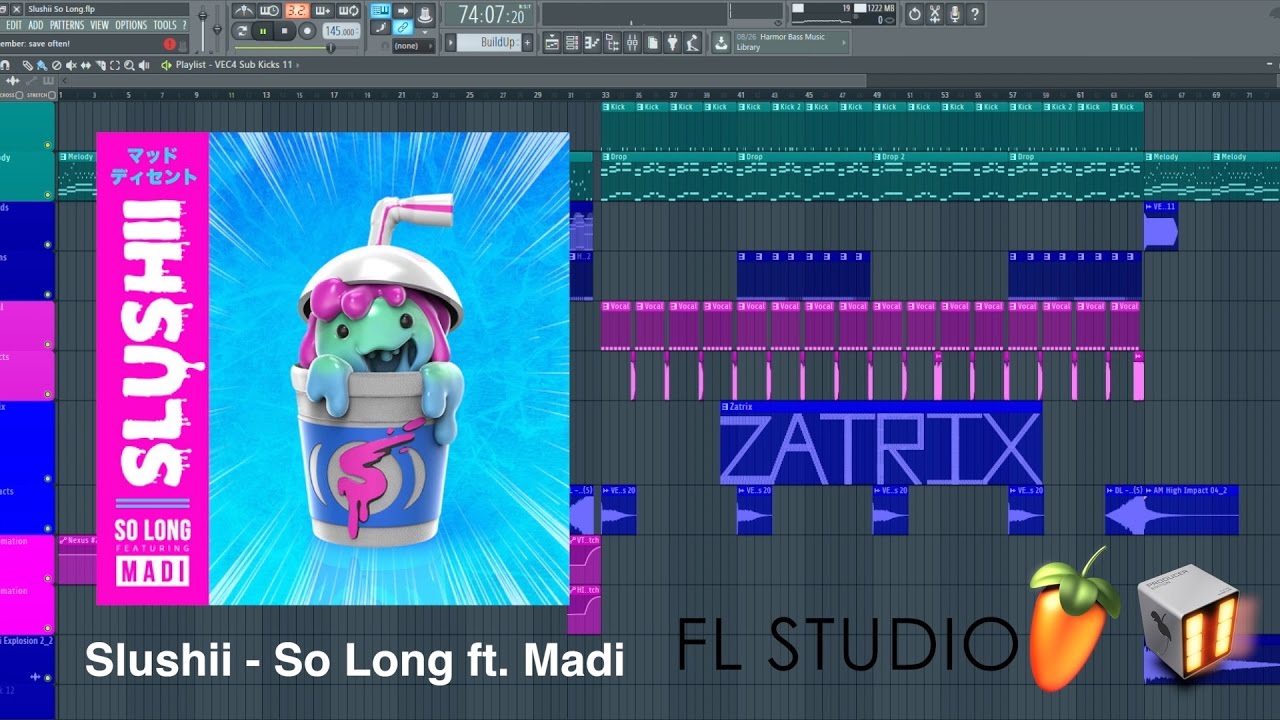 Slushii - So Long ft. Madi (FL Studio Remake) FLP - YouTube