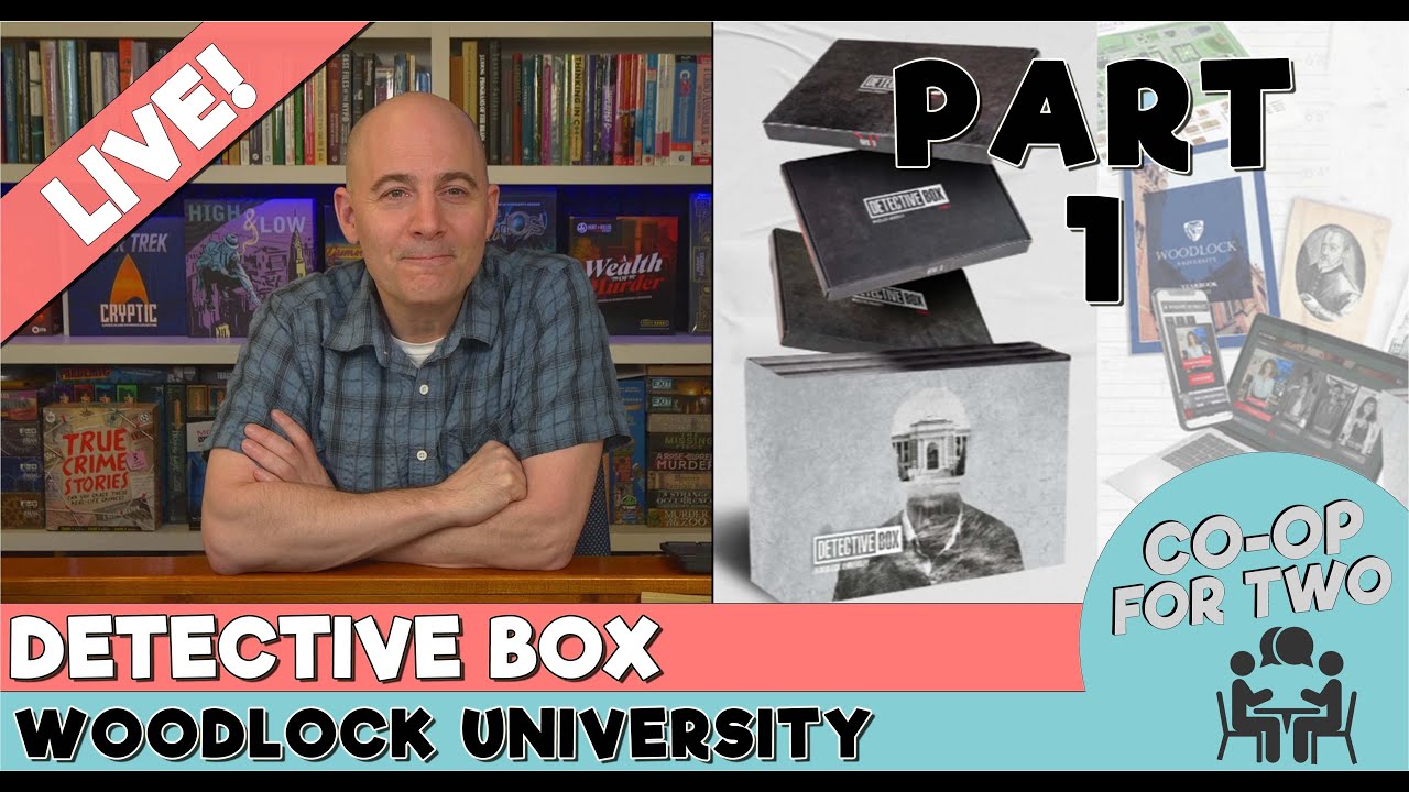 Detective Box - Woodlock University - Cold Case Game - Live playthrough ...
