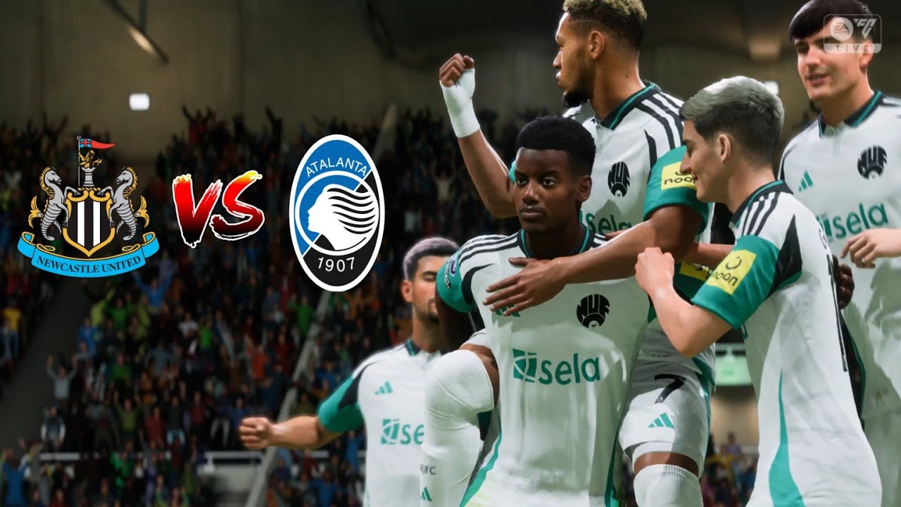 FC 25 - Newcastle vs Atalanta - At St. James' Park ft Isak, Lookman ...