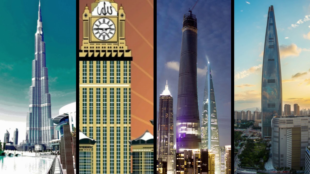 Top 5 highest buildings of the world - YouTube