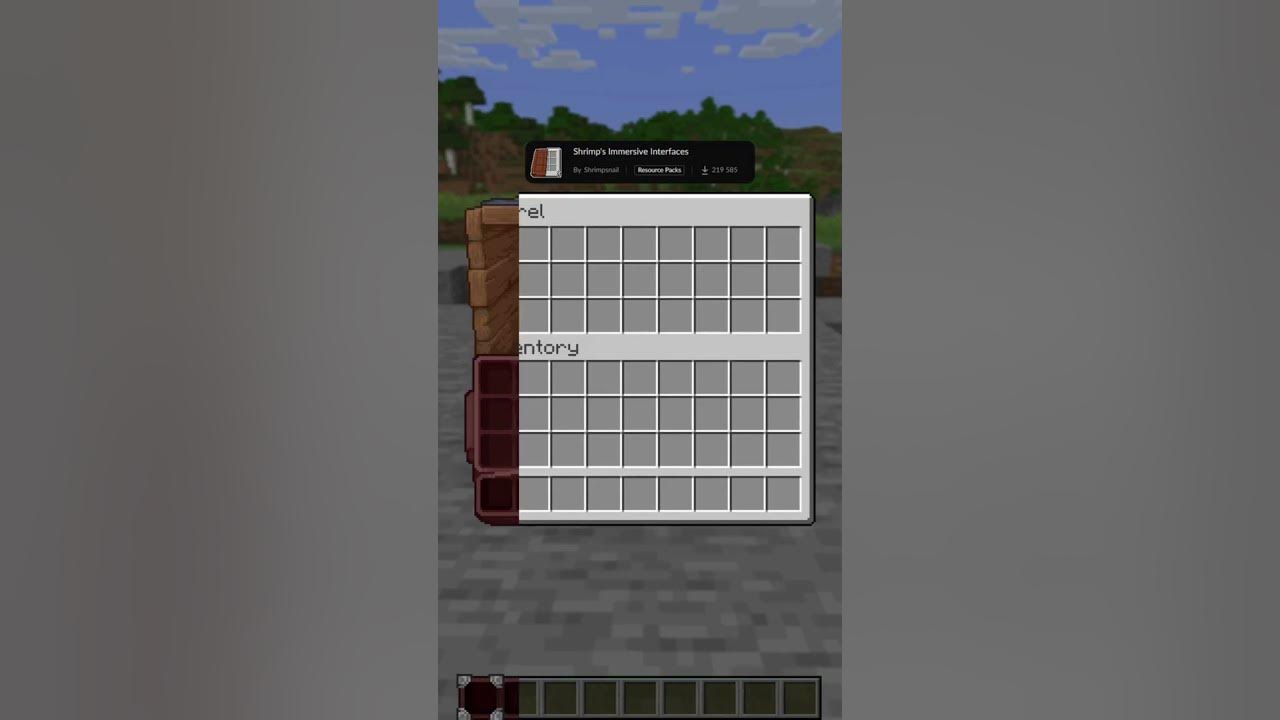 Shrimp's Immersive Interfaces: The Most Unique Minecraft Texture Pack ...